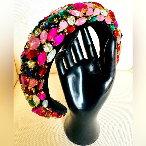 Accessories | Beautiful Multicolor Rhinestone Headband | Poshmark